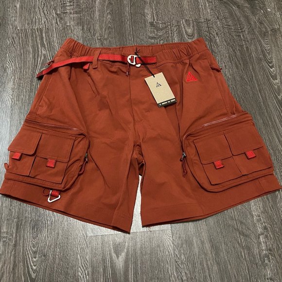 Nike ACG | Shorts | Mens Nike Acg Outdoor Hiking Cargo Shorts Dark Rust ...